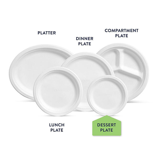 Chinet Classic Dessert Plates, 6.75", 300 ct. | eBay
