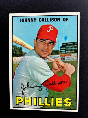1967 TOPPS # 85 JOHNNY CALLISON - PHILADELPHIA PHILLIES - NM-MT | eBay