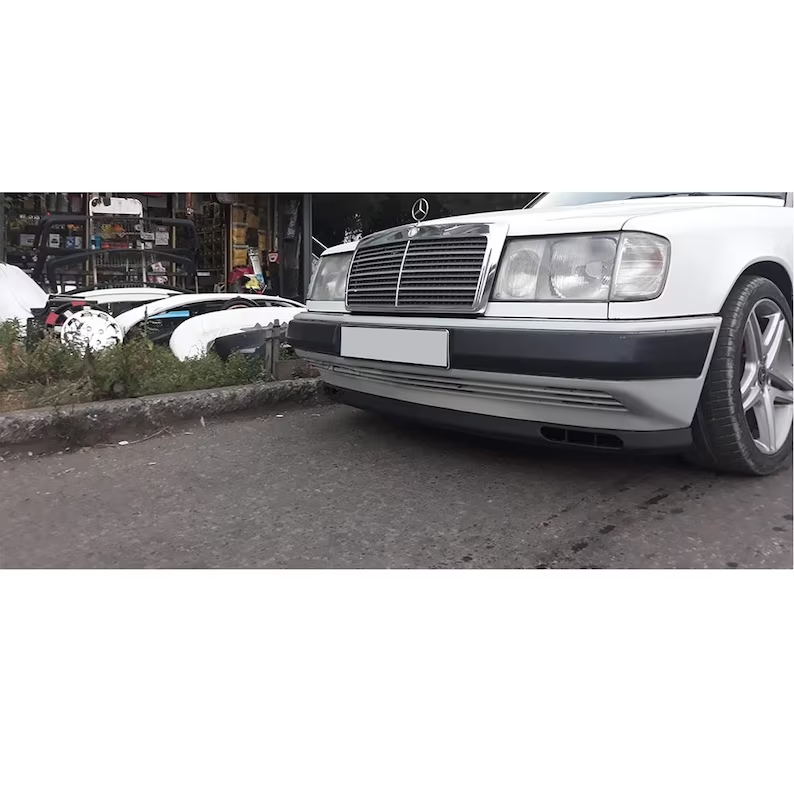 For Mercedes Benz W124 W201 Laguna Lip Front Bumper Splitter Spoiler ...