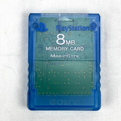 Official OEM Sony Playstation 2 PS2 8MB MagicGate Memory Card SCPH ...