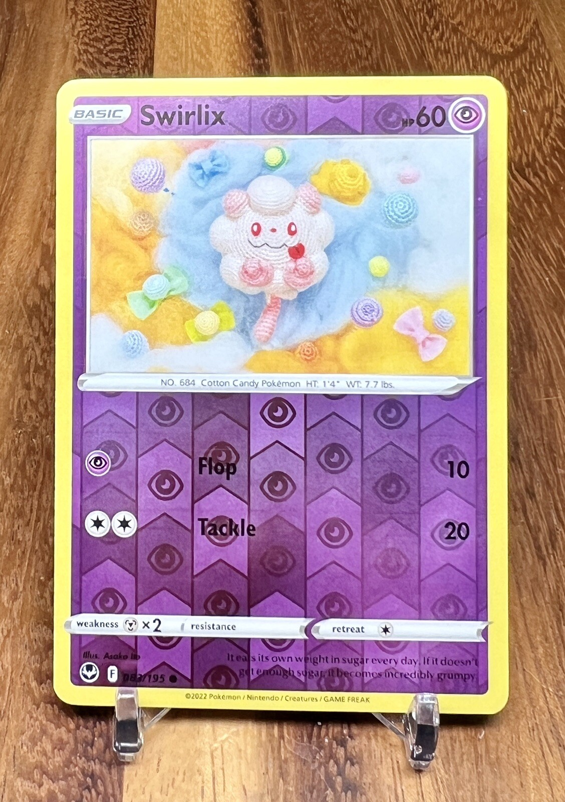 Swirlix 083/195 Reverse Holo Silver Tempest Pokemon Card NM | eBay
