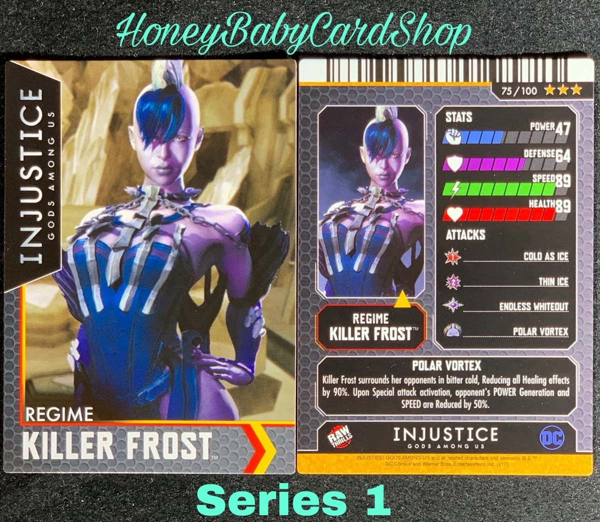 Killer Frost Injustice Card