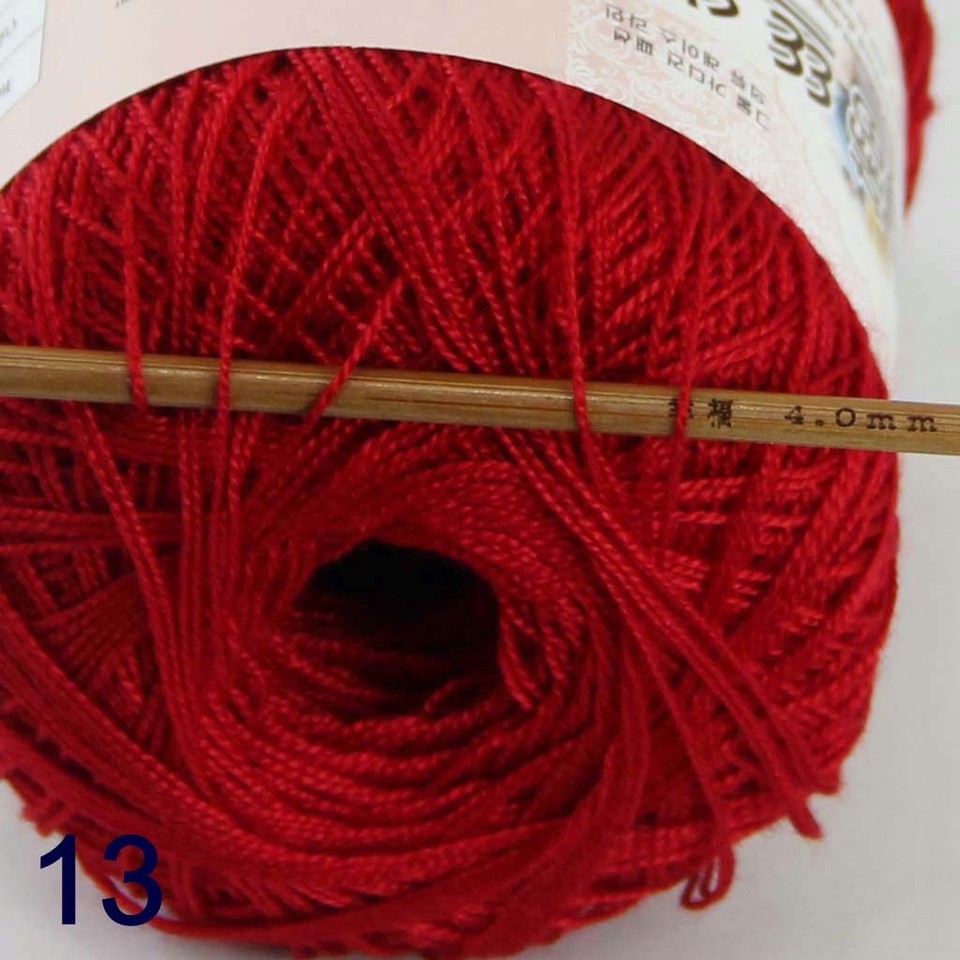 Thread No.8 Cotton Crochet Yarn Craft Tatting Hand Knit Embroidery ...