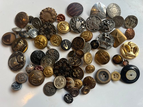 Group of Antique & Vintage Military & Decorative Buttons | eBay