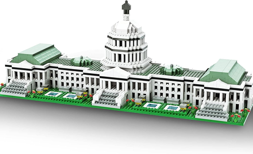 Micro Mini Blocks United States Capitol Famous Landmark Model Set ...