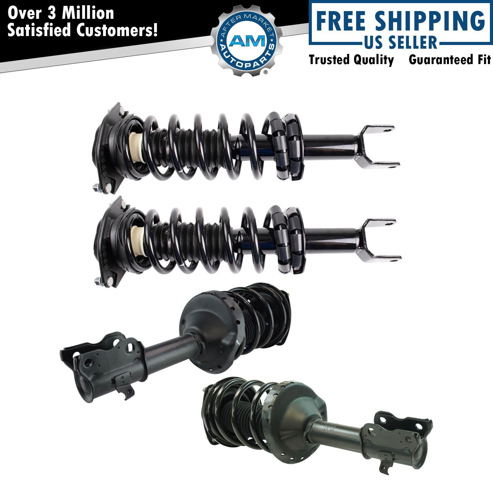 Front & Rear Strut & Spring Assembly Set Fits 2006-2014 Subaru Tribeca ...
