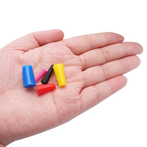 60 Pcs High Temp Silicone Rubber Tapered Plug Kit, 1/16 Inch to 5/8 ...