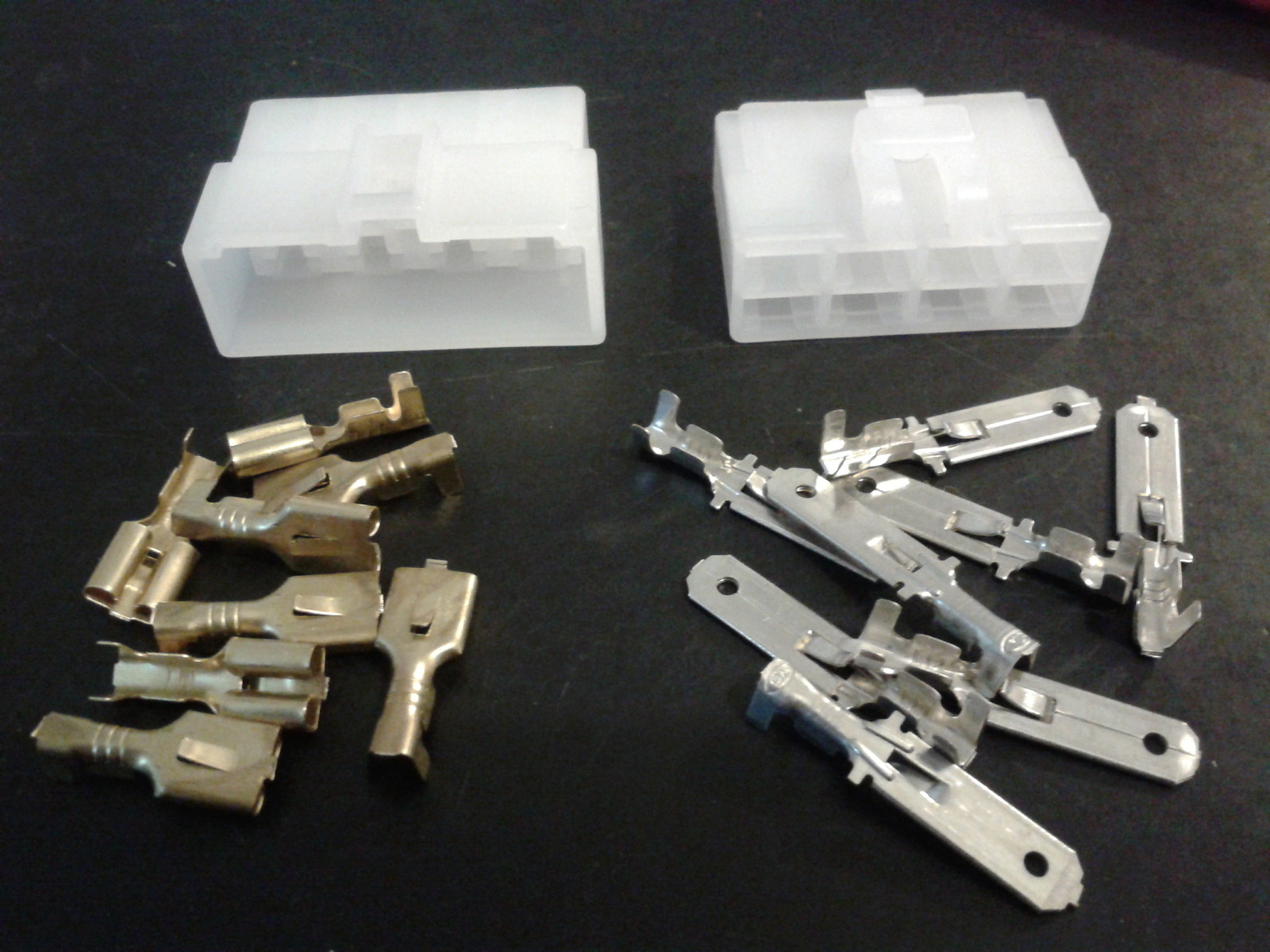 1 -11 WAY PIN 6.3mm ELECTRICAL MULTI PLUG CONNECTOR TERMINAL BLOCK | eBay