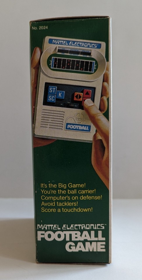 Original 1977 Mattel Electronic Football w/ Box Insert and Instructions ...