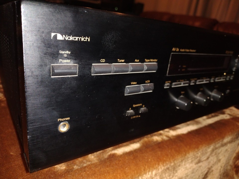 Nakamichi AV-3s Audio Video Receiver 560w Harmonic Time Alignment Amp ...