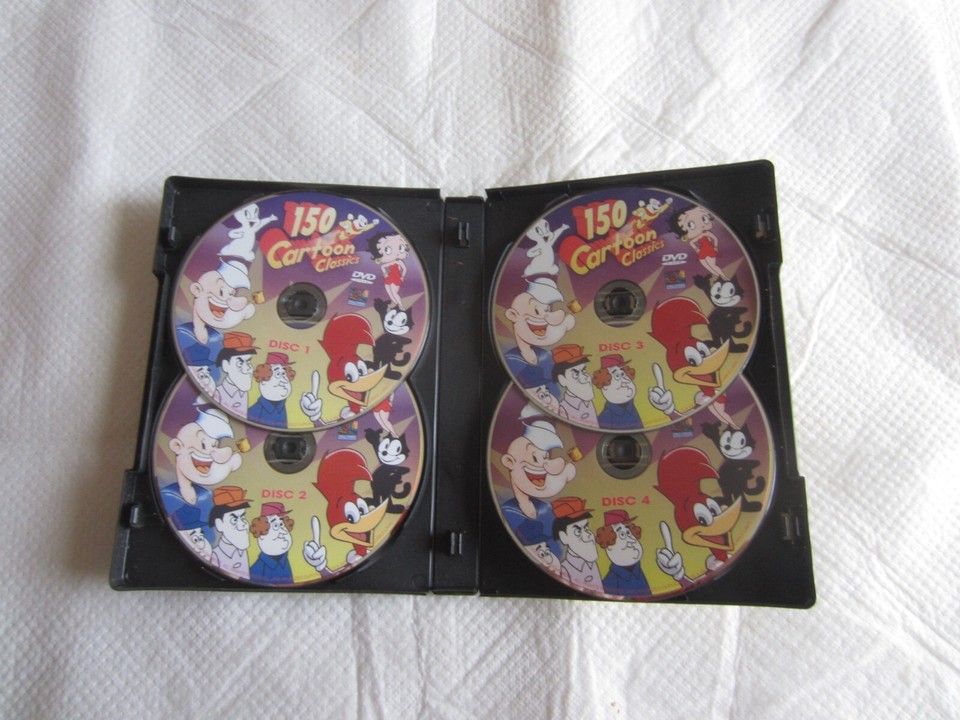 150 Cartoon Classics (DVD 4-Disc Set, 2006) | eBay