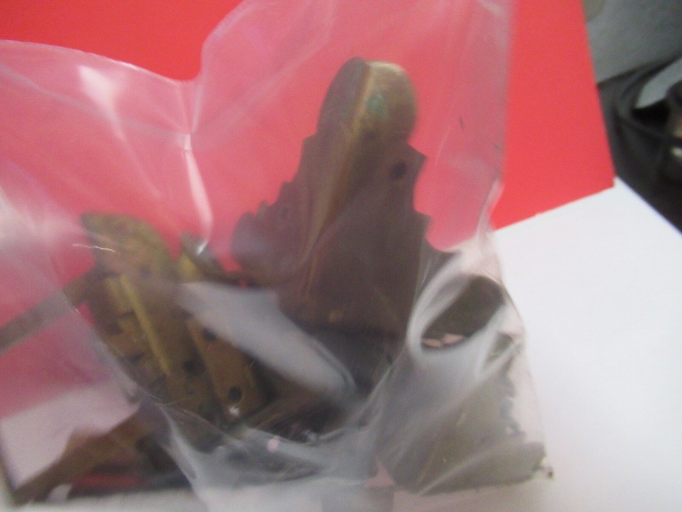 ANTIQUE BAUSCH LOMB LOCK + ACCESSORIES POL MICROSCOPE PART AS PICTURED ...