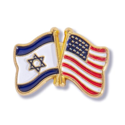 Lapel Pin-Allies With USA & Israel Flag (#9901) | eBay