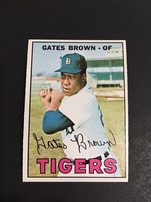 1967 TOPPS GATES BROWN, #134, NM (Free Shipping On Any 3!) | eBay