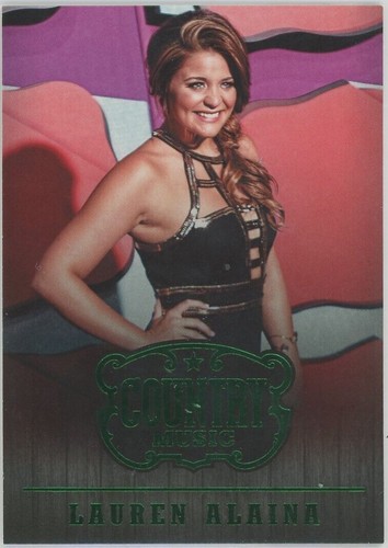 2014 Panini Country Music Lauren Alaina Green Parallel #14 | eBay