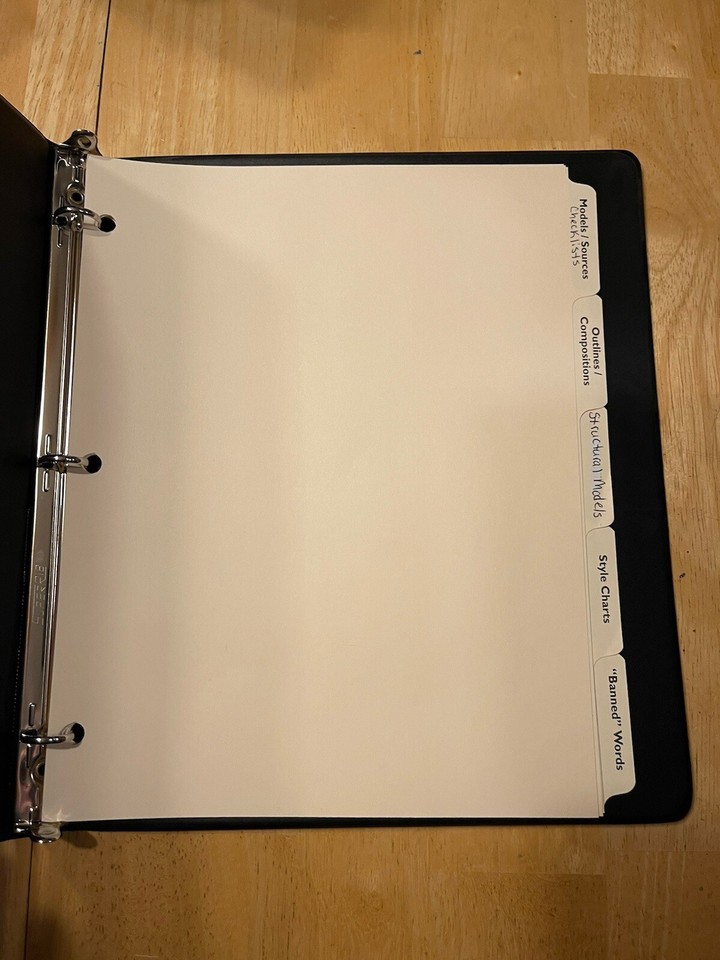 IEW Student Writing Intensive student seminar materials Binder | eBay