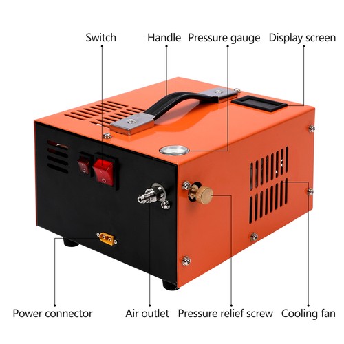 Electric PCP Air Rifle Compressor Air Pump Airgun 12V/110V/220V High ...