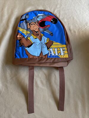 Vintage Brown Alf Childrens Backpack Clean! | eBay