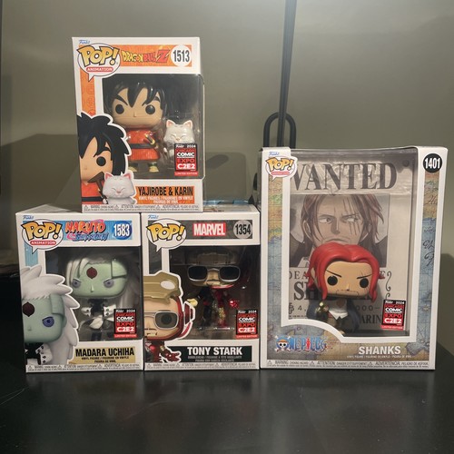 2024 C2E2 Con Sticker Funko Pop Lot! Wanted Shanks Madara Tony Stark ...