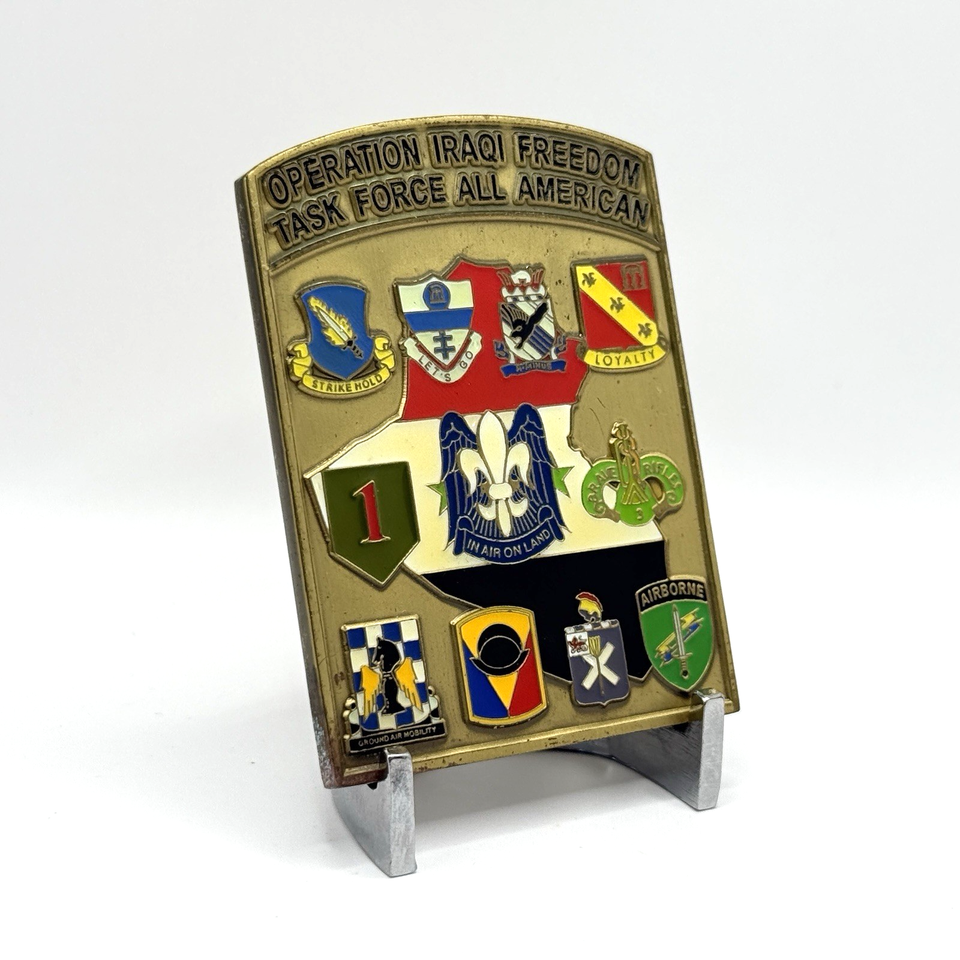 CHALLENGE COIN - 82nd Airborne Division / Task Force All American OIF ...