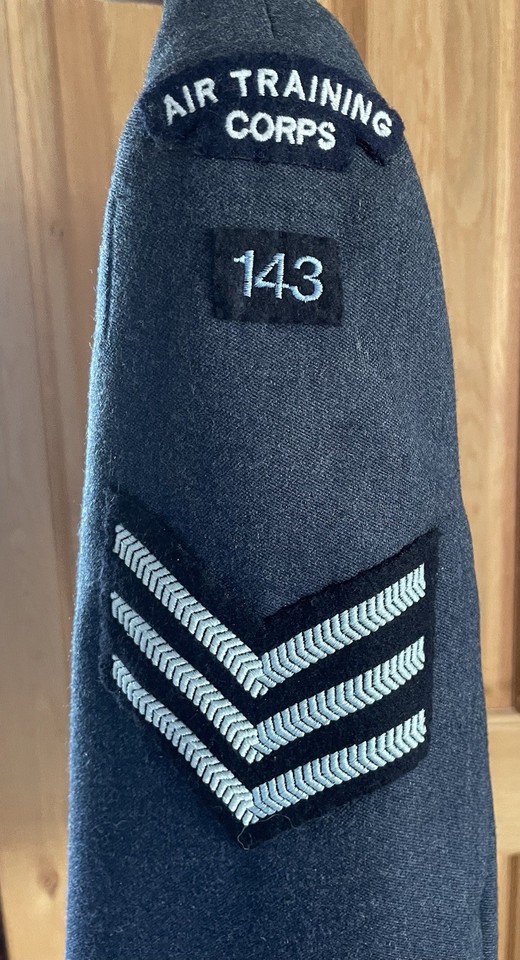 RAF Air Cadet ATC Mens No1 Jacket with Belt And ATC Insignia | eBay UK