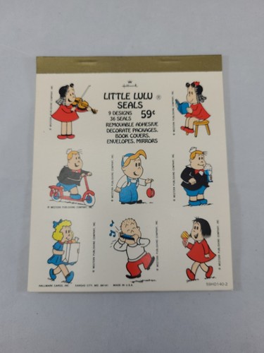 Little Lulu Seals Vintage Stickers Hallmark New Old Stock | eBay