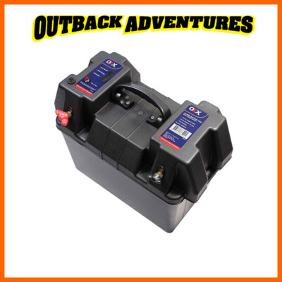 OEX PLASTIC BATTERY BOX AGM DEEP CYCLE WITH TERMINAL ACX0678 | eBay