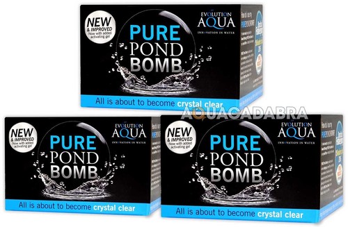 Evolution Aqua Pure Pond Bomb x3 - perfect treatment for clear ...