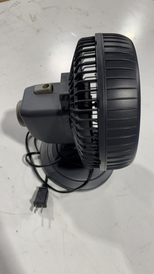 Black Holmes 9-Inch Fan Blizzard Oscillating Table Fan Black HAOF87 ...