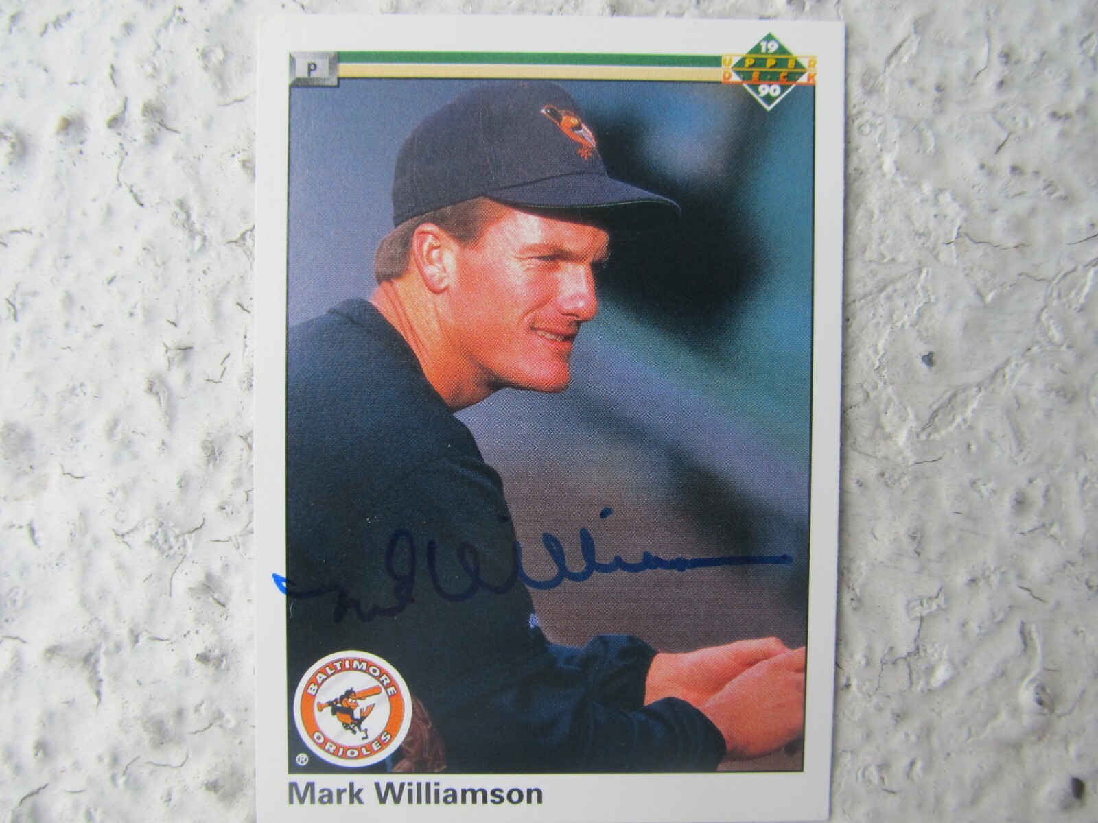 Orioles Mark Williamson Signed Autographed 1990 Upper Deck Mint | eBay