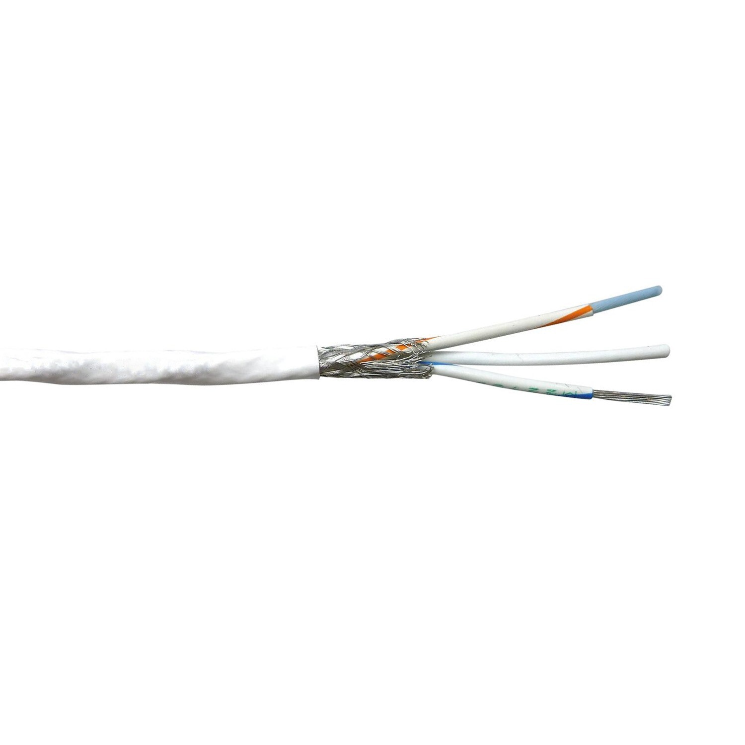 M27500-12SB3T23 12 AWG 3 Conductor Shielded 150°C ETFE Mil-Spec Wire ...