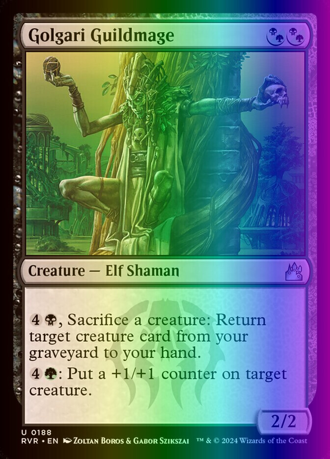 MTG Magic the Gathering Golgari Guildmage (188/497) Ravnica Remastered NM FOIL | eBay