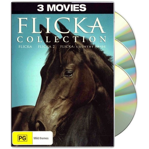 Flicka 3-Movie Collection (DVD, 3-Disc) PAL Region 4 (Flicka 1 2 3) NEW ...