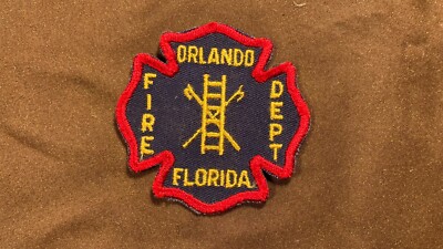 Orlando Florida Fire Department Patch Fire Fighter Vintage FL | eBay
