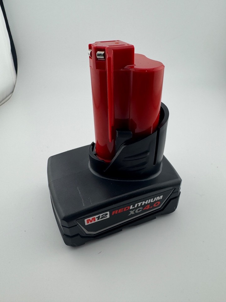 MILWAUKEE M12 [48-11-2440] 12V XC 4.0 AH RED LITHIUM CORDLESS TOOL ...