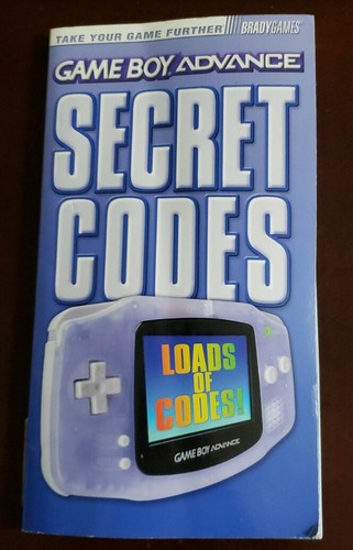Gameboy Advance Secret Codes | eBay