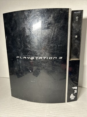 Sony PlayStation 3 PS3 CECHH01 Black System Console Only For Parts Or ...