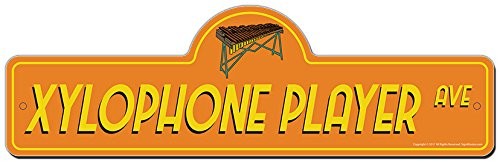 Personalized Indoor/Outdoor Xylophone Player Street Sign for Home ...