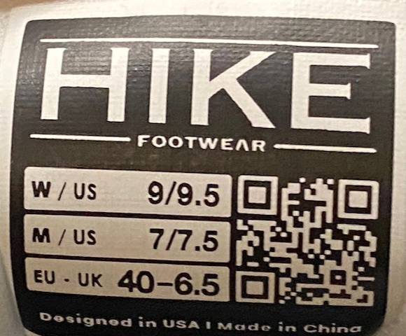 Hike Footwear Stride Hands-Off Ergonomic Barefoot Shoes Unisex Womens 9 ...