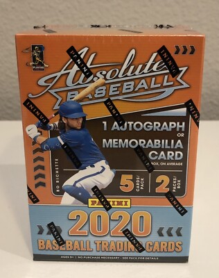 2020 Absolute Baseball Blaster Box - AUTO-Factory Sealed - Condition Is ...