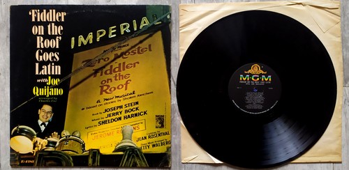 FIDDLER ON THE ROOF GOES LATIN JOE QUIJANO disque Vinyle LP 33T MGM E ...