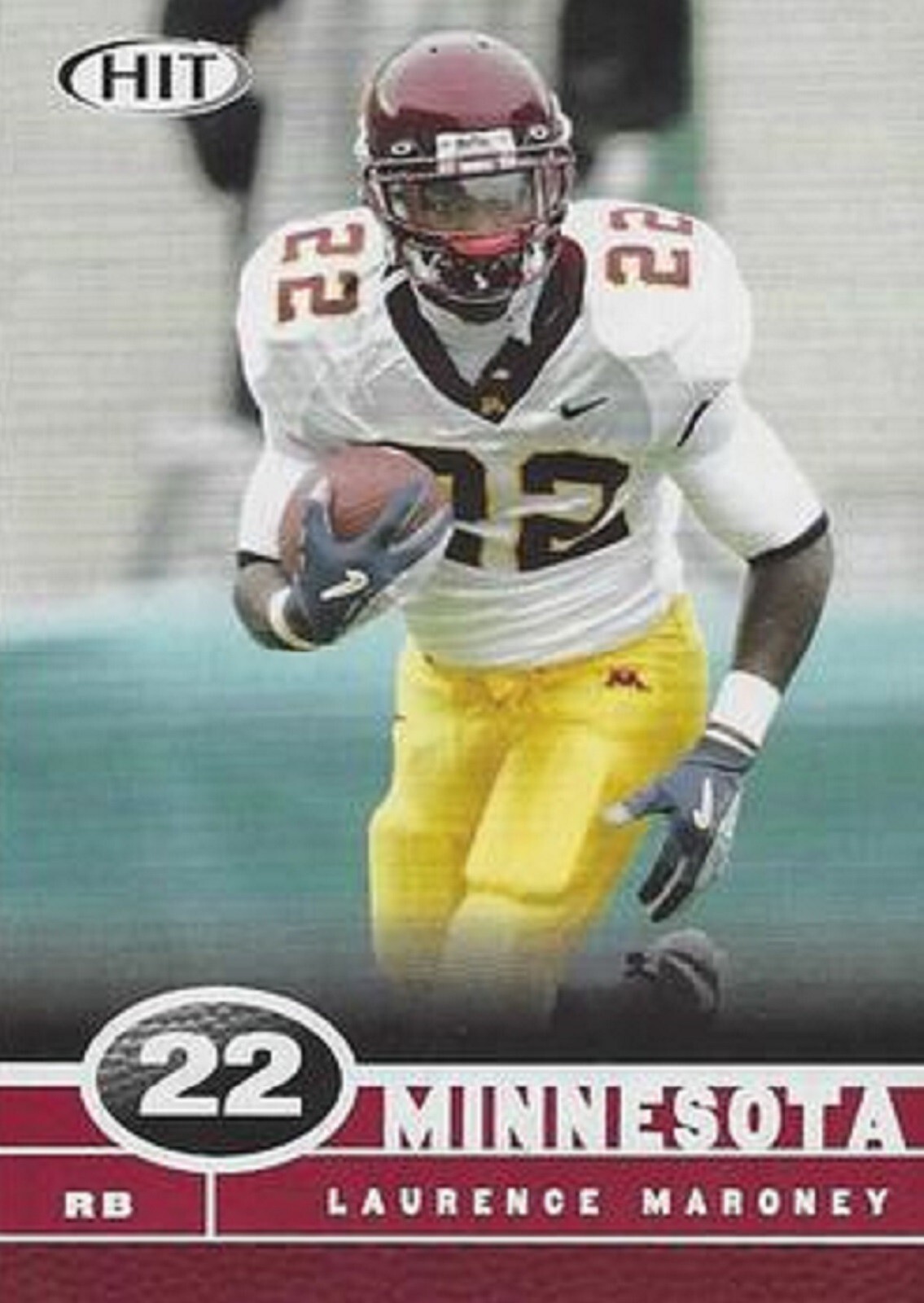 2006 SAGE HIT #22 Laurence Maroney RC Minnesota Golden Gophers New ...
