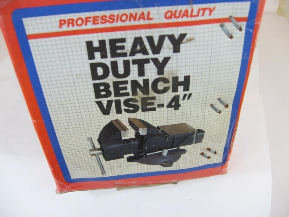 Great Neck Heavy Duty 4" Bench Vise Swivel Base HDV4 NOS Cast Steel | eBay
