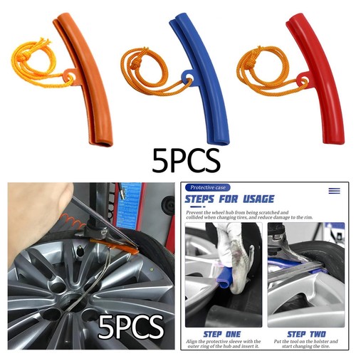 5 Pieces Car Tire Changing Rim Protector Portable Wheel Changing Rim ...