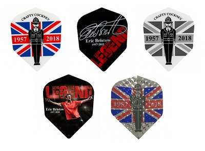 ERIC BRISTOW LEGEND Dart Flights - 5 Designs, Choose Number of Sets ...