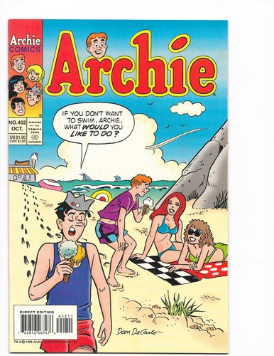 Archie Comics Archie #452 1996 Bikini Cover | eBay