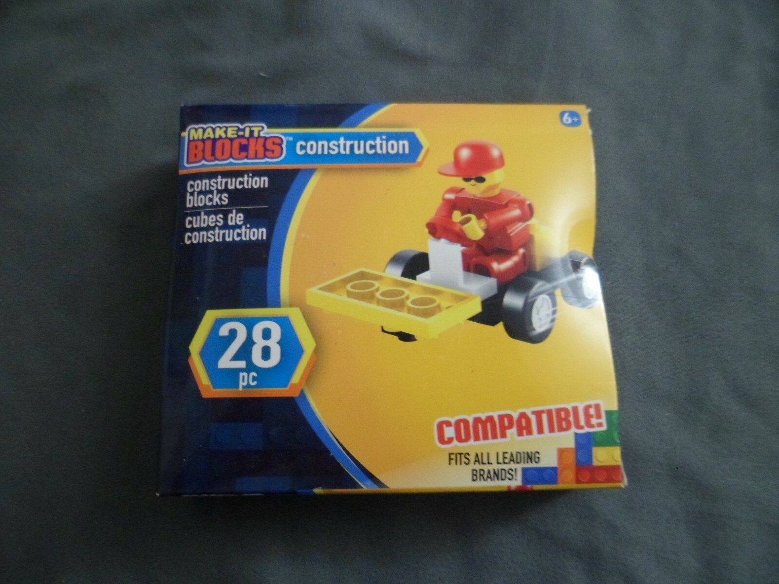 Make-it Blocks Construction Vehicle 28 Pc. Fits All Leading Brands Age ...