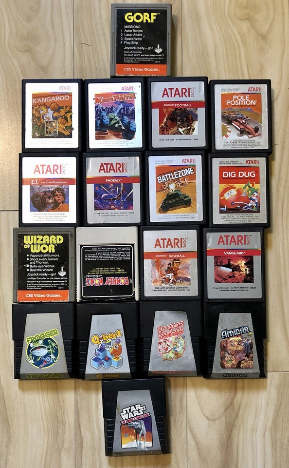 Atari 2600/7800 Star Wars, Pitfall, Frogger, River Raid - 32 Working ...
