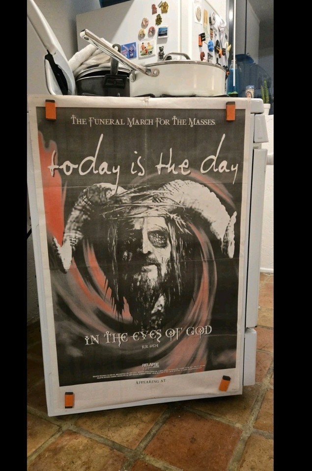 Mortician Today Is The Day Two Sided Poster Grindcore Death Metal ...