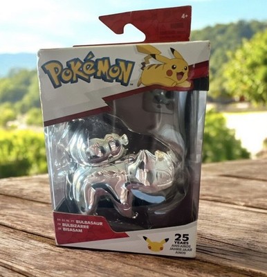 Bulbasaur Silver Battle Figure Pokemon 25th Anniversary | eBay
